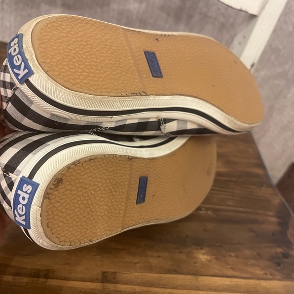Keds | Shoes | Kate Spade Bw Checkered Keds In Really Good Used ...